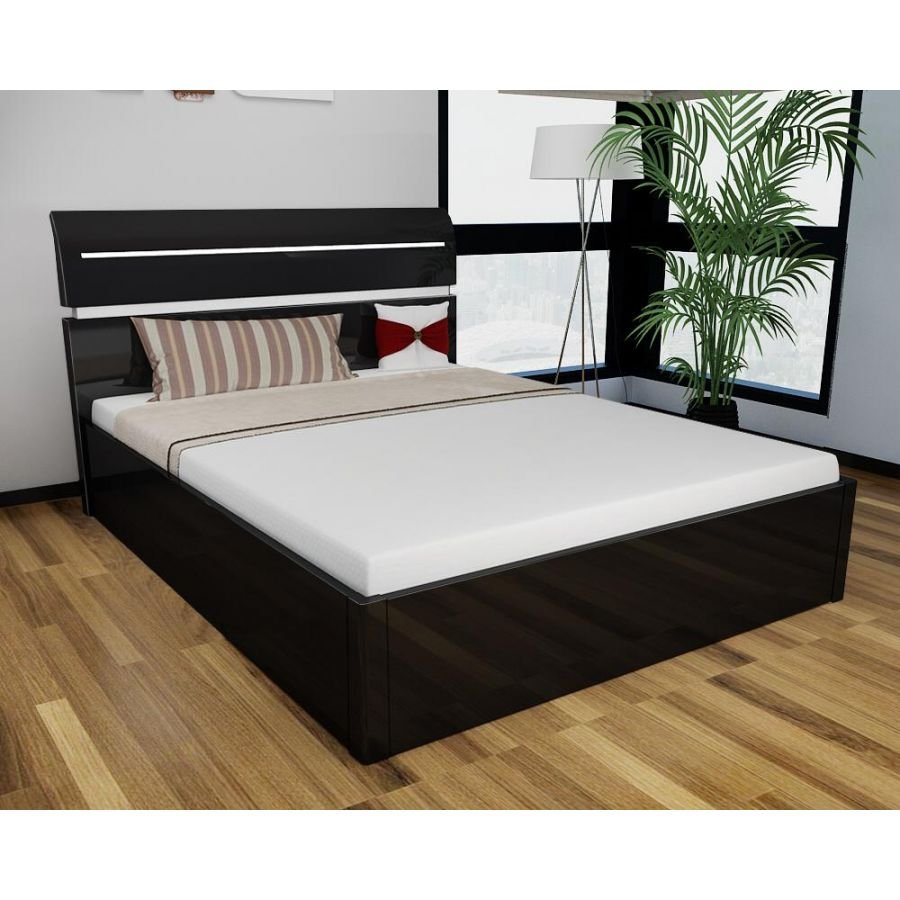 Regency High Gloss Storage Bed (Black)|Regency High Gloss Storage Bed ...