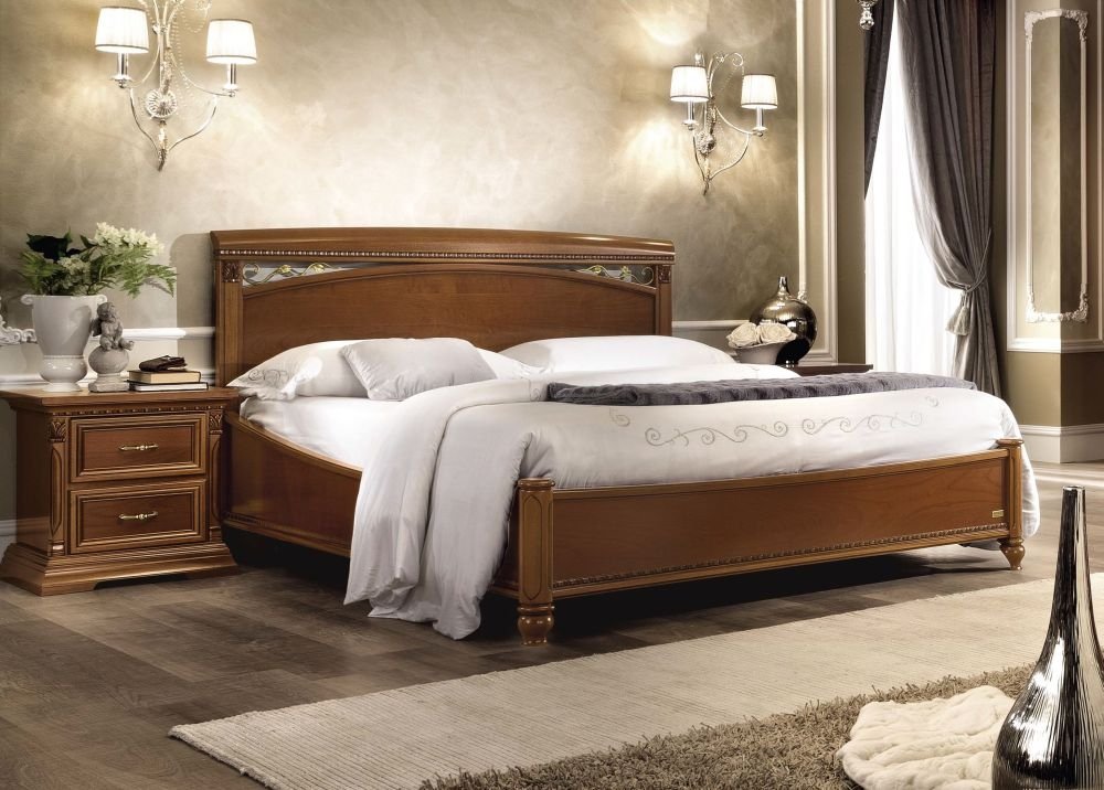 Camel Group Camel Treviso Night Cherry Wood Bed Capitonne Nabuck col 11 ...