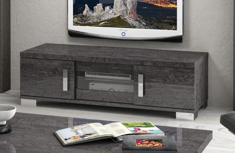 Status SRL Italy Status Sarah Grey Birch 3 Door TV Unit With Central ...