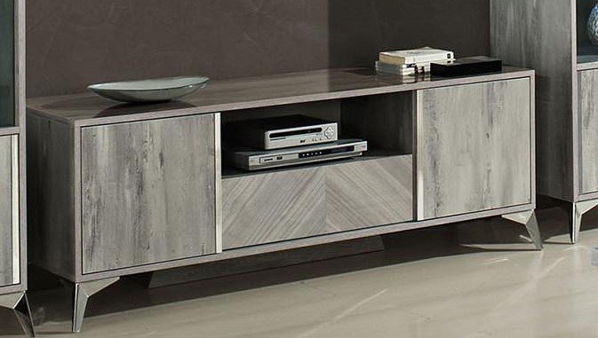 Accadueo H2O H2O Design Alexa Light Grey Glossy TV Unit - Dream Home ...