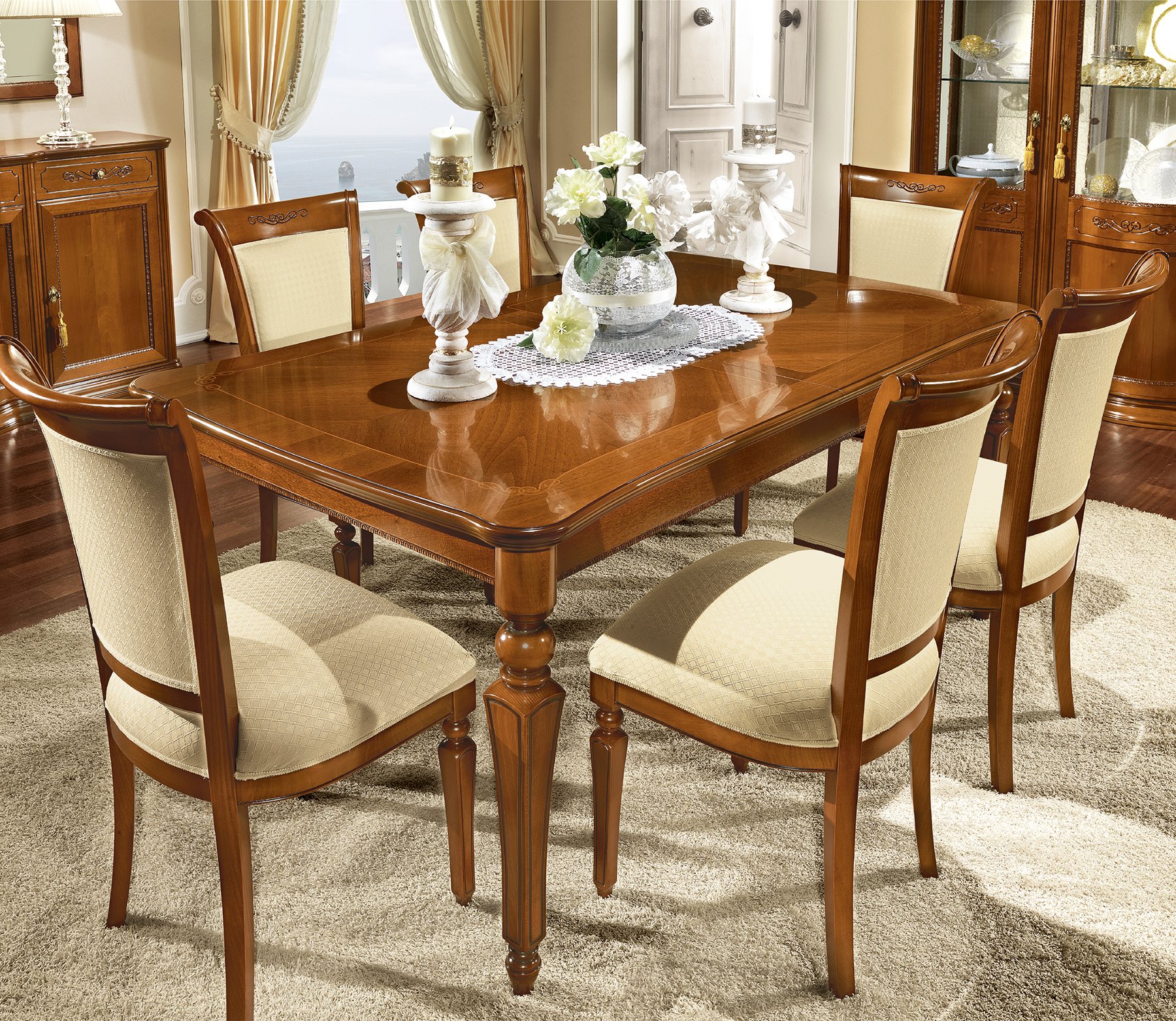Camel Group Torriani Walnut Rectangular Table With 2 Extensions | tabl ...