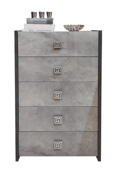 San Martino Italy San Martino Debora 5 Drawers Tall Chest Dream Home Furnishings