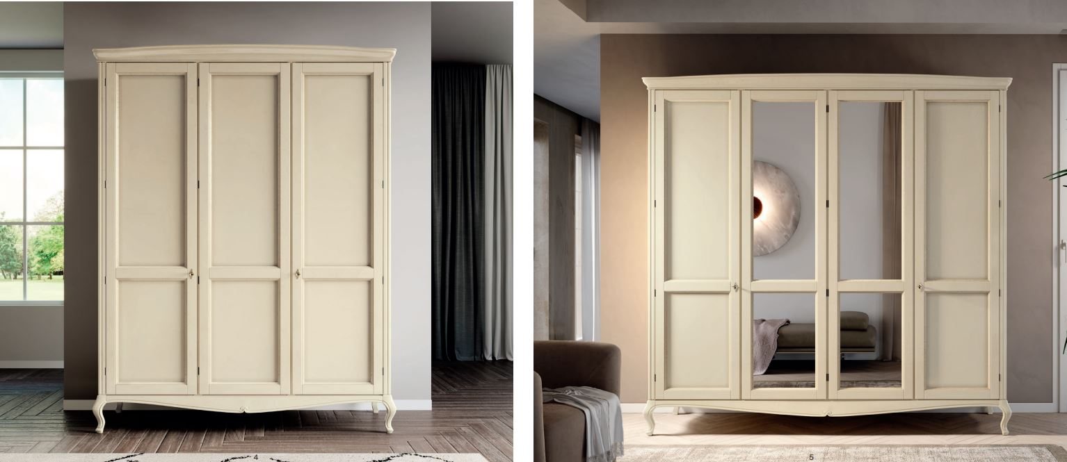 camel-group-treviso-white-ash-wardrobe - Dream Furnishings