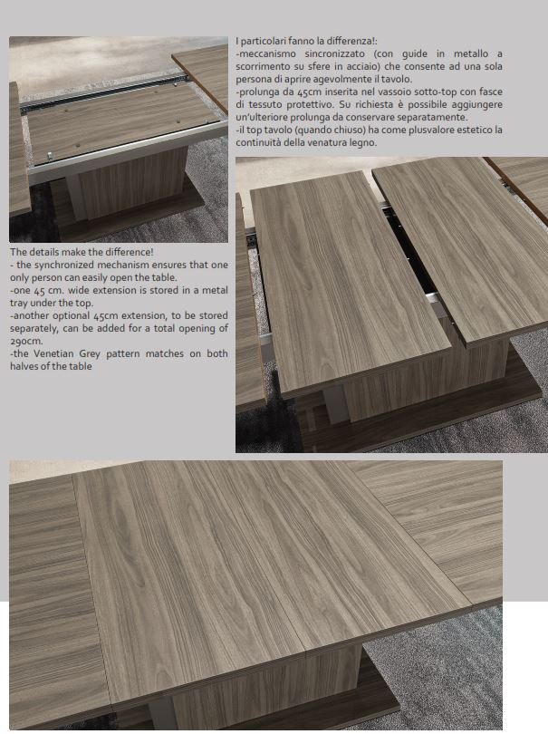 Camel Group Volare Walnut Dining Table|Camel Group Elite Dining Table ...