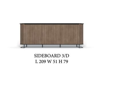 Status SRL Italy STATUS HEXAGON BUFFET (ASSEMBLED) - Dream Home Furnishings