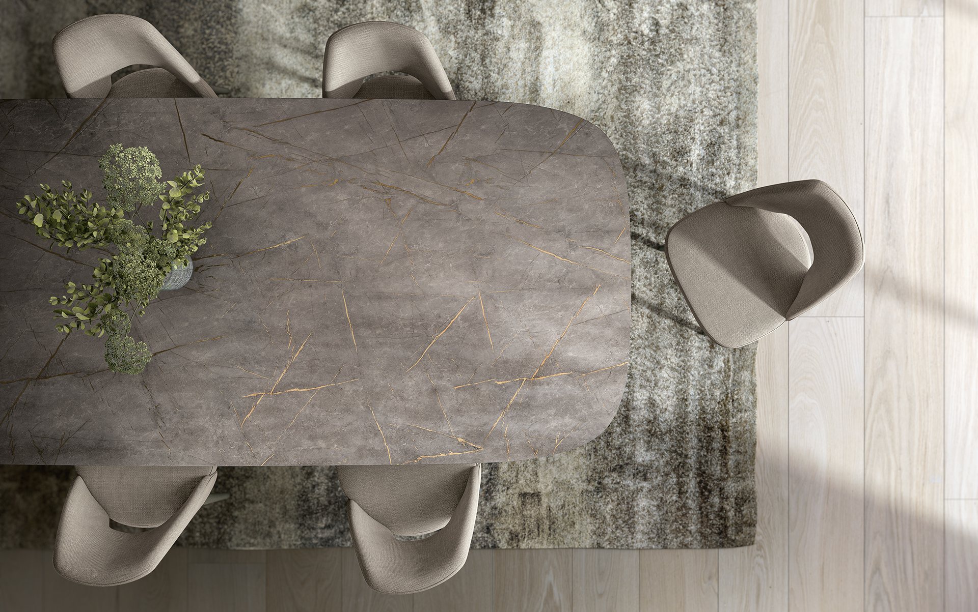 Status SRL Italy STATUS HEXAGON DINING TABLE FIXED TOP - Dream Home ...