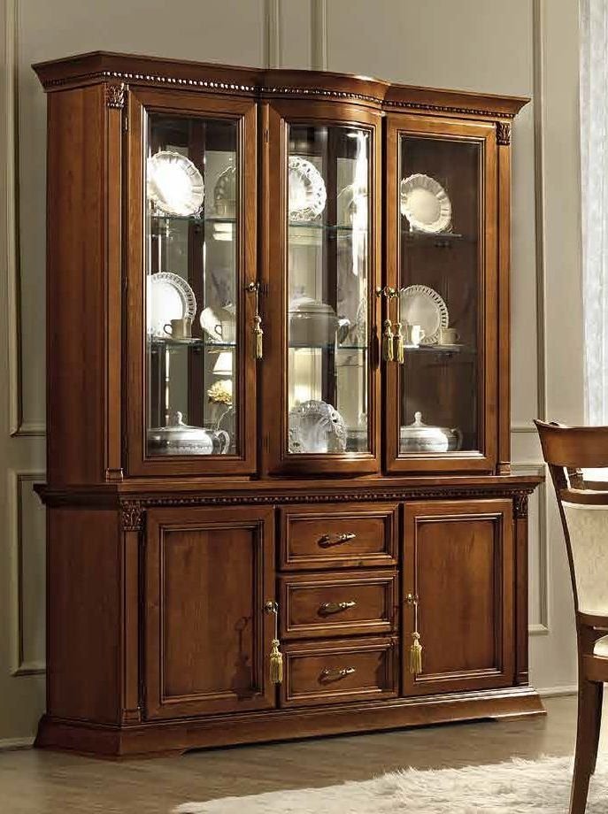 camel-group-treviso-cherry-sideboard-vitrine-with-drawers - Dream Home ...