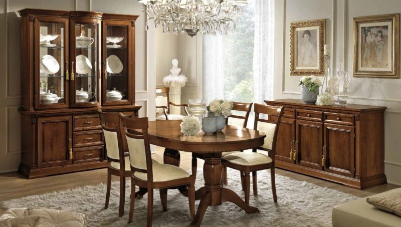 camel-group-treviso-cherry-sideboard-vitrine-with-drawers - Dream Home ...