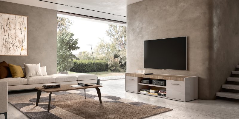 Status SRL Italy STATUS NORA ROPE 3 DOOR TV UNIT (ASSEMBLED) - Dream ...